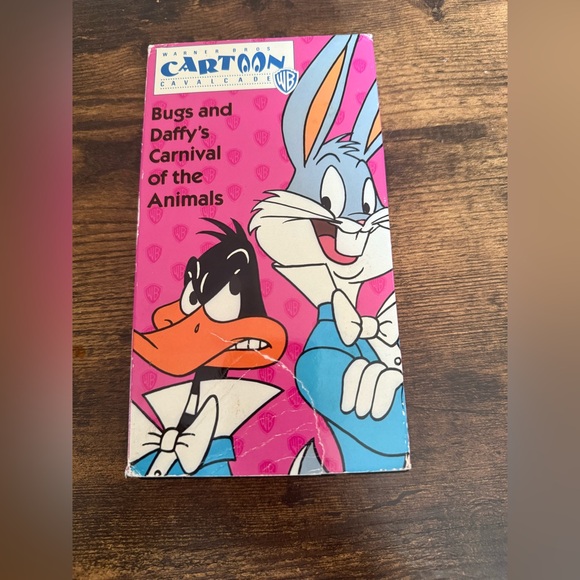 Warner Bros. | Other | Warner Bros Cartoon Cavalcade Pink Vhs | Poshmark